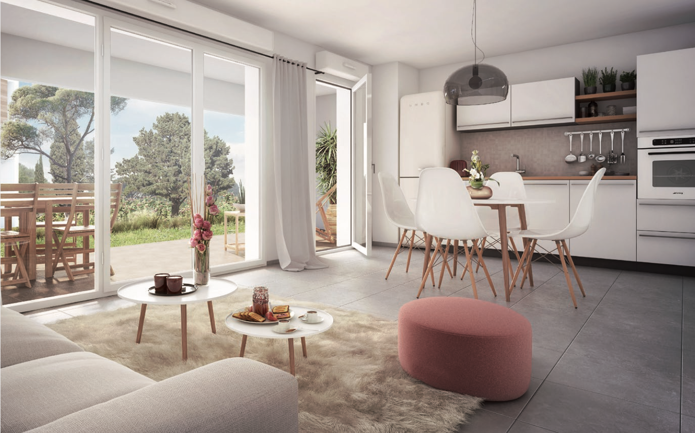 offres programmes neufs Appartement T3 au dernier étage avec Terrasse